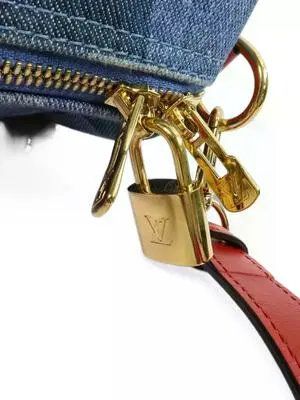 LOUIS VUITTON Speedy Bandoulière Monogram Denim Tote Bag