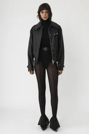 Arakii Sheer Ruffle Tights
