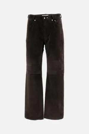 Our Legacy Carlson Cut Soaked Suede Pants - Multicolor