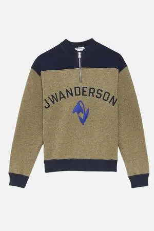 JW Anderson Half-zip Sweats - Multicolor