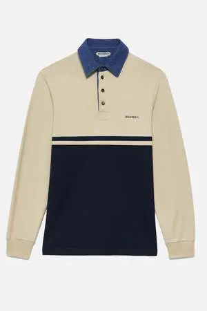 JW Anderson Contrast Collar Polo - Multicolor