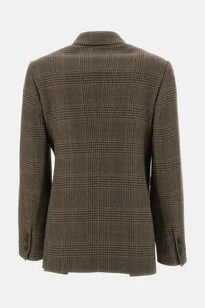 Max Mara Double-breasted Mouliné Wool Batavia Blazer - Multicolor