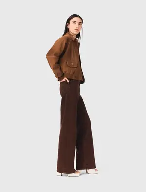 Maje Bootcut Jeans With Chain