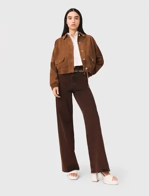 Maje Bootcut Jeans With Chain