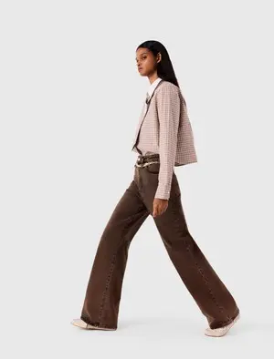 Maje Bootcut Jeans With Chain