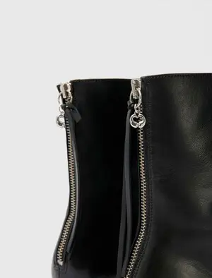 Maje Leather Ankle Boots