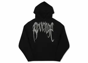 REVENGE Bejeweled Arc Logo Hoodie - Black