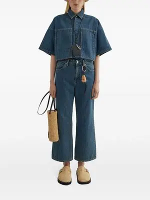 JIL SANDER Denim Wide-leg Jeans - Multicolor
