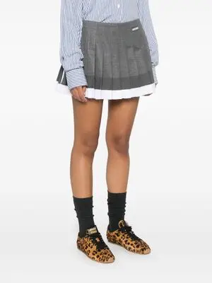Miu Miu Pleated Mini Skirt