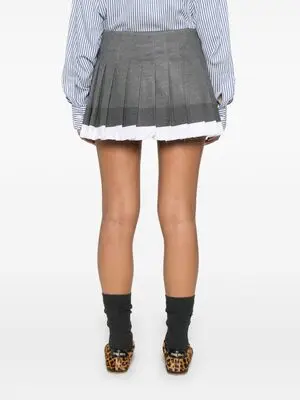 Miu Miu Pleated Mini Skirt