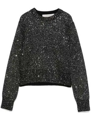 GOLDEN GOOSE Sequined Wool Blend Jumper - Multicolor