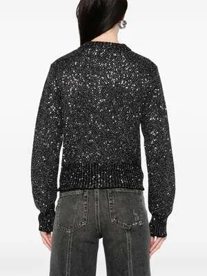 GOLDEN GOOSE Sequined Wool Blend Jumper - Multicolor