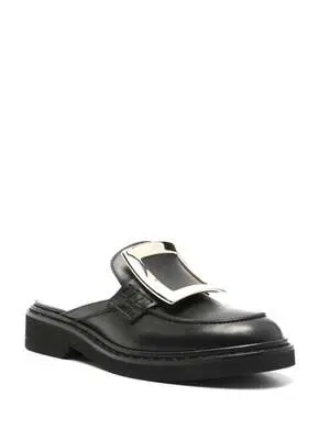 ROGER VIVIER Viv Rangers Leather Loafers