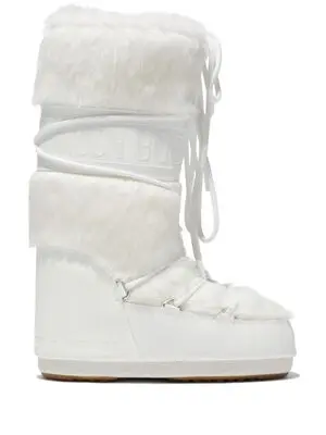 Moon Boot Icon High Faux Fur Boots - Multicolor