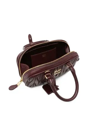 Miu Miu Arcadie Mini Leather Handbag - Multicolor