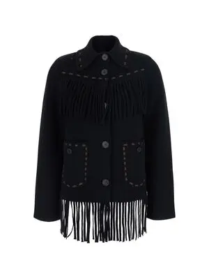 Guest In Residence Cashmere And Wool Western Jacket - Multicolor