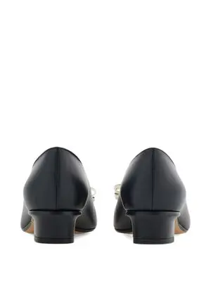 FERRAGAMO Vara Leather Pumps - Multicolor