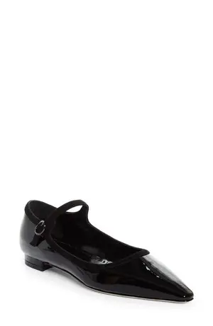 Manolo Blahnik Perdiccamod Mary Jane Leather Pump