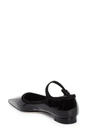 Manolo Blahnik Perdiccamod Mary Jane Leather Pump