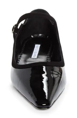 Manolo Blahnik Perdiccamod Mary Jane Leather Pump