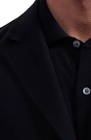 Bugatchi Aerotech Two Button Blazer - Black
