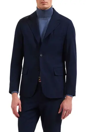 Bugatchi Aerotech Two Button Blazer - Navy