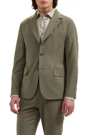 Bugatchi Aerotech Two Button Blazer - Olive