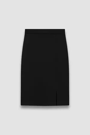RESIDUS Leman Straight Jersey Midi Skirt
