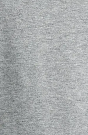 Canali Silk & Cotton Long Sleeve Polo - Light Grey