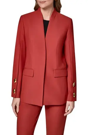 Donna Karan New York Button Cuff Blazer - Sunbaked