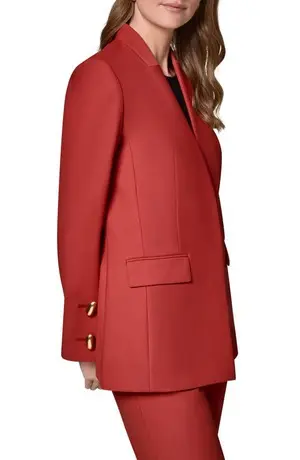 Donna Karan New York Button Cuff Blazer
