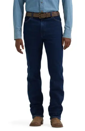 Wrangler Western Tough Lite Slim Fit Bootcut Jeans - Rinse