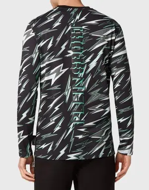 PLEIN SPORT T-shirt Round Neck Ls Tiger