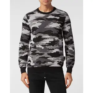 Philipp Plein Pullover Round Neck Love Men Black