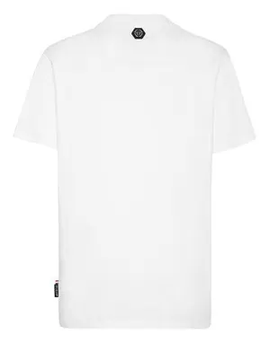 Philipp Plein Jersey T-shirt Round Neck Ss Skull And Plein
