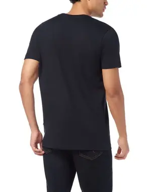 BILLIONAIRE Embroidered T-shirt Round Neck Ss - Navy