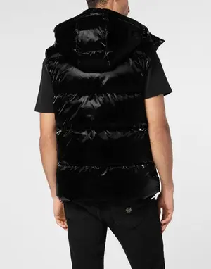 Philipp Plein Down Vest - Black