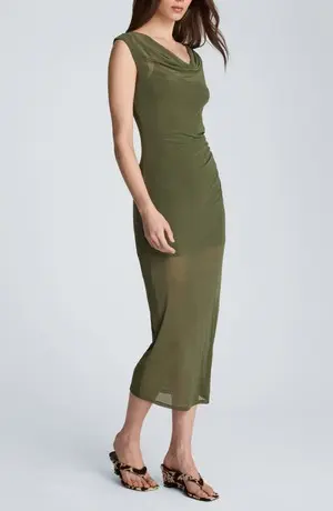 KENNETH COLE COLLECTION Sleeveless Cowl Neck Dress