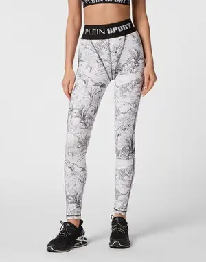 PLEIN SPORT Leggins - White