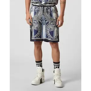 Philipp Plein Shorts Paisley - Lightblue