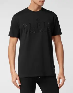 Philipp Plein T-shirt Round Neck Tattoo - Black