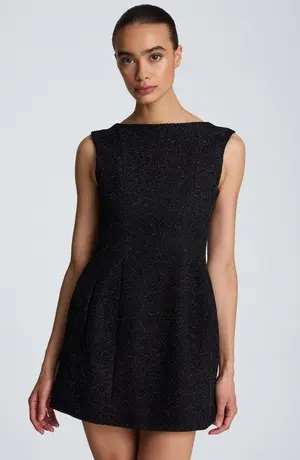 KENNETH COLE COLLECTION Metallic Sleeveless Minidress