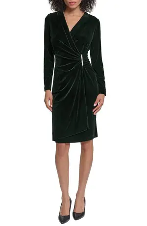 Karl Lagerfeld Paris V Neck Cocktail Dresses