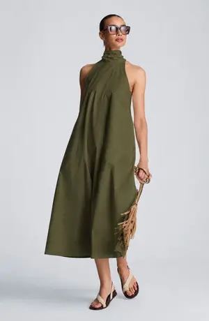 KENNETH COLE COLLECTION Sleeveless A-line Dress