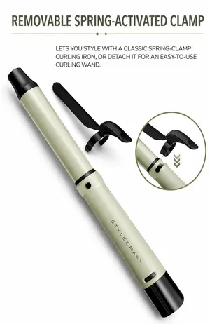 STYLECRAFT Cordless Curling Iron Wand
