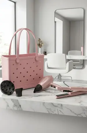 GAMMA + X-hybrid Compact Hair Dryer And Flat Iron Bundle With Durable Tote Bag