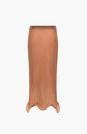 SAEMDI Ariel Frilled Hem Skirt