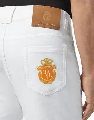 BILLIONAIRE Jeans Regular Fit Crest - White