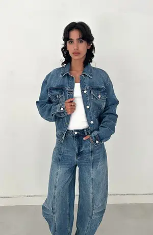 SAEMDI Noma Barrel Denim Jeans