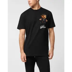 Philipp Plein T-shirt Round Neck Ss Teddy - Black
